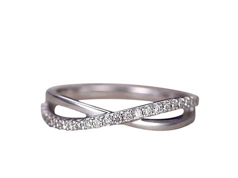 Diamond Wedding Bands Women Half Eternity Engagement Ring Stacking