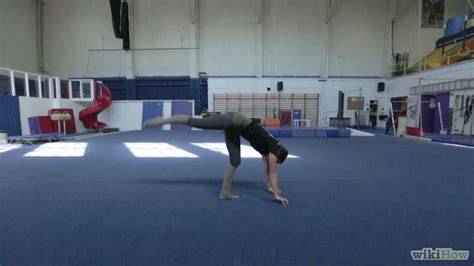 3 Ways To Do A Backbend Kickover Wikihow Backbend Kickover Gymnastics Step