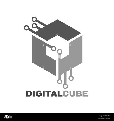 Cube Digital Technology Logo Icon Vector Template Stock Vector Image Art Alamy