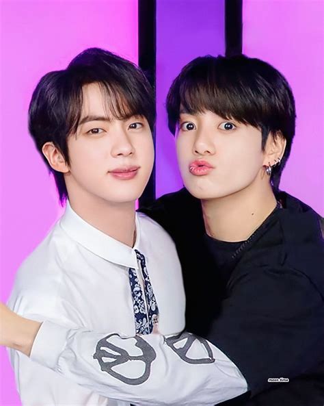 Pin By Aurora Rose On Jinkook Foto Bts Foto Jungkook Kim Seokjin
