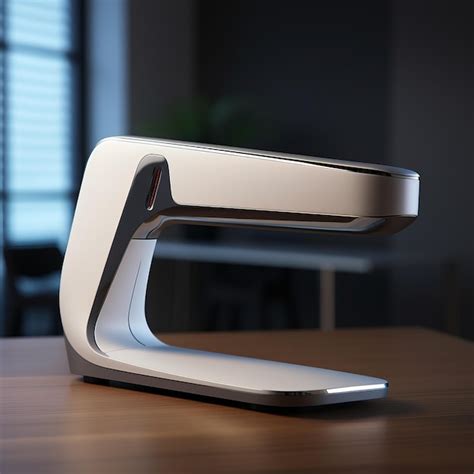 Premium Ai Image Awardwinning Scanner With Minimalist White Design