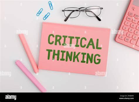 Conceptual Caption Critical Thinking Business Idea Sequence Of Stages Of A Project Requiring