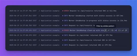 Pattern Detection In Logs Better Stack Documentation