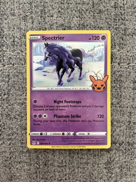 POKÉMON TRICK OR trade 2023 Spectrier 081 196 Holo Englisch
