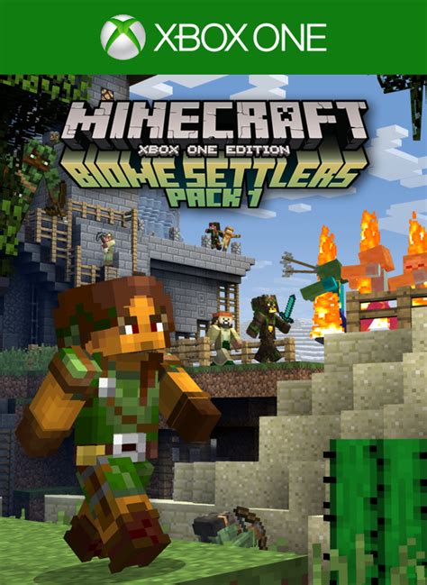 Minecraft Playstation 4 Edition Minecraft Biome Settlers Skin Pack 1