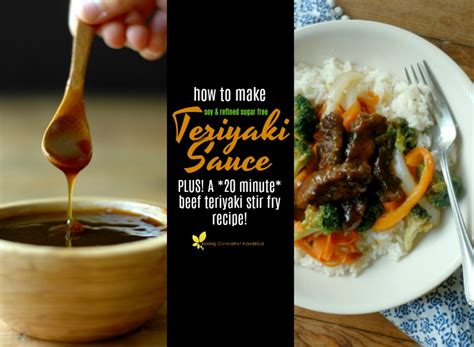 How To Make Soy Free And Refined Sugar Free Teriyaki Sauce Plus A