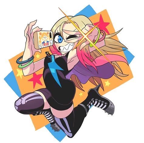 The Big Imageboard Tbib 1girl Bangle Blonde Hair Blue Eyes Boots Bracelet Breasts Cellphone