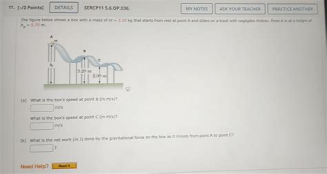 Solved The Figure Below Shows A Box With A Mass Of M