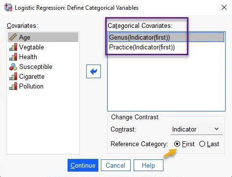 رگرسیون لجستیک باینری Binary Logistic Regression BLR نرم افزار SPSS