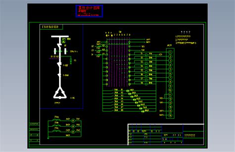 电容器柜原理图autocad 2000模型图纸下载 懒石网