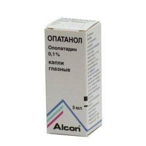 Опатанол: инструкция глазных капель, цена, отзывы, аналоги