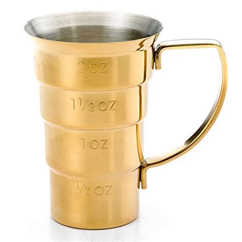 Barfly M37108gd Drink Jigger 2 Oz Gold W Handle Bigamart