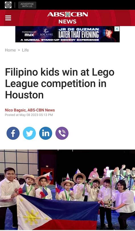 Mylene Abiva On Linkedin Congratulations To The Philippine Robotics National Team Represented
