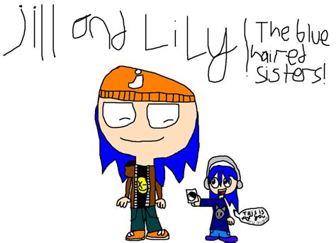 Jill And Lily The Blue Haired Sisters By Deepoftheweb On Deviantart