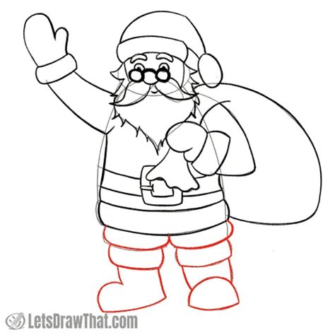 santa drawing