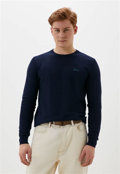 Джемпер Guess, цвет: синий, RTLADD472501 — купить в интернет-магазине ...
