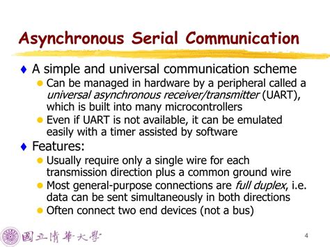 Ppt Cs4101 嵌入式系統概論 Serial Communication Powerpoint Presentation Id3830913