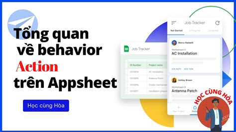 Giới thiệu về các tính năng trong Action trong Appsheet Học Appsheet