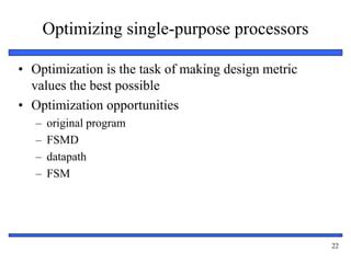 Unit Single Purpose Processors PPTX Computing Technology Computing