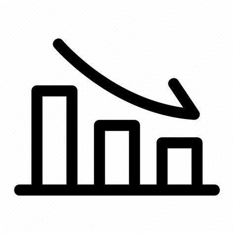 Chart Cost Decrease Down Fall Loss Low Icon Download On Iconfinder