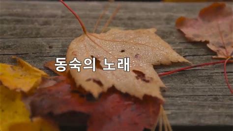 동숙의 노래문주란 Youtube