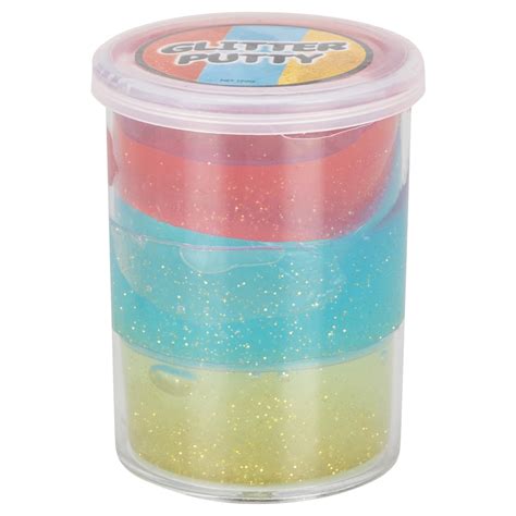 3 Layer Glitter Putty Wilko