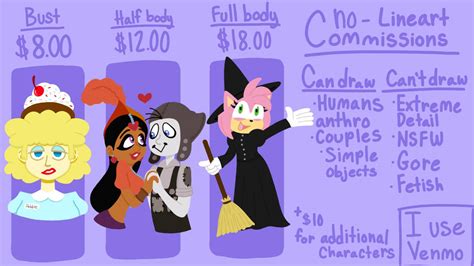 Line Less Commission Sheet By Yoyoyoilikememe On Deviantart