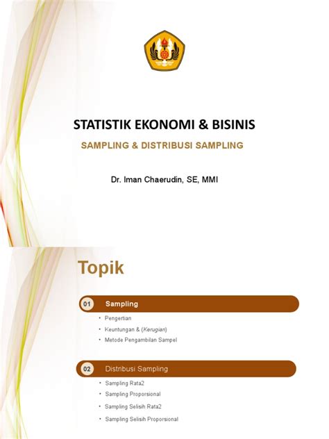 Sampling Dan Distribusi Sampling Pdf