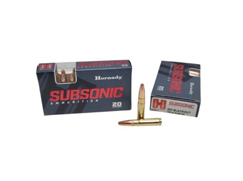 Hornady Sub X 300 Blk 190 Grain Subsonic Ftx 20 Rounds Box 80877