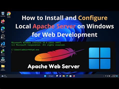 How To Install The Apache Web Server On A Windows Pc How To Install