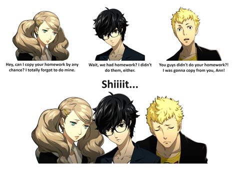 They Make Each Other Dumber Every Day Rpersona5
