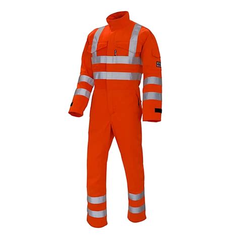 Pegdev Pdl Progarm Hi Vis Orange Fr Arc Flash Mens Quality Coverall Small