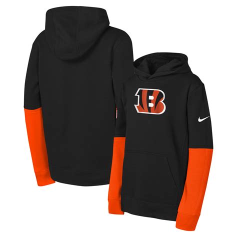 Cincinnati Bengals Nike Team Issue Pullover Hoodie Youth Rebel Sport