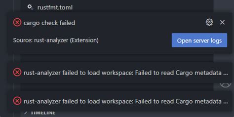 Vscode Suppress Error Toast Issue Rust Lang Rust Analyzer