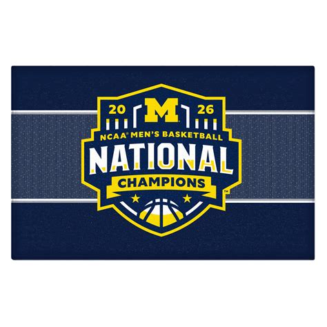 Michigan 2026 Mens Basketball Champions Stater Mat 19x30