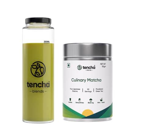 Tencha Blends Culinary Matcha Green Tea With Tumbler And A Free Spoon