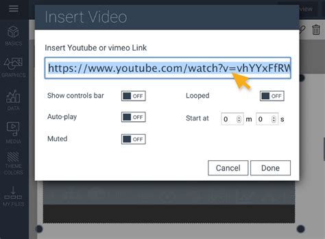 Video Remove Delete Highlight Link N Visme