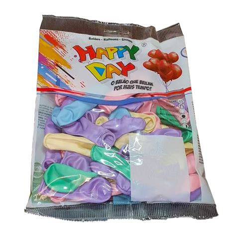 Balão Candy Color Perolizado Sortido 9 Polegadas 25 Unidades