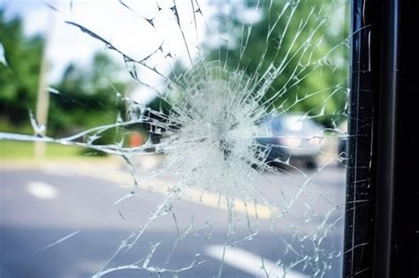 Premium Photo Safety Glass Window From The Inside