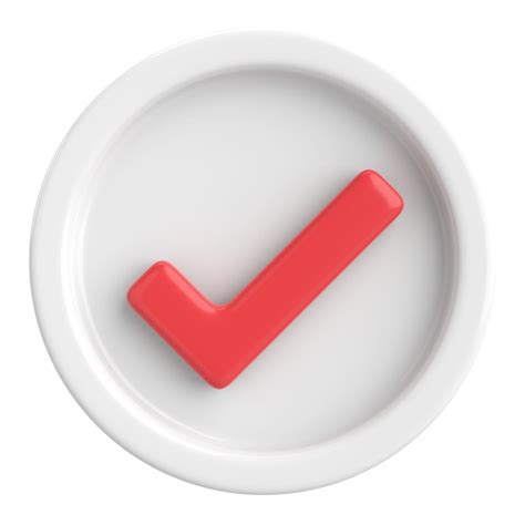 Premium Photo 3d Checkbox Check Mark 3d Illustration