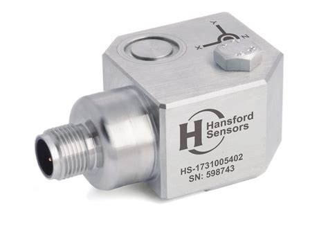 HS Side Exit Pin M Triaxial Accelerometer Hansford Sensors