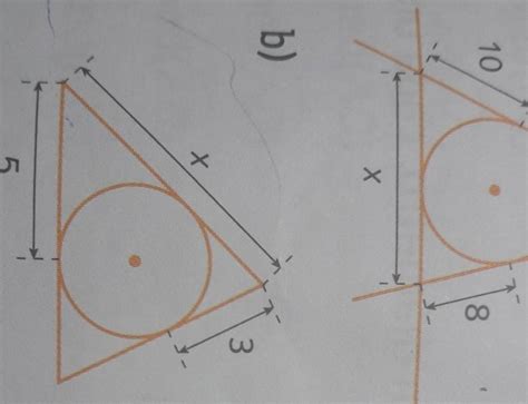 Determine X Sabendo Que Os Segmentos São Tangentes A Circunferência Educa