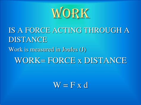 PPT FORCE AND WORK PowerPoint Presentation Free Download ID 4390777