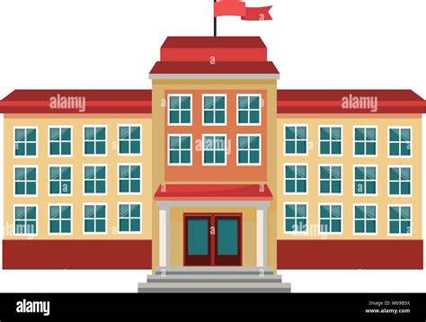 Edificio Del Campus In Mattoni Immagini Vettoriali Stock Alamy