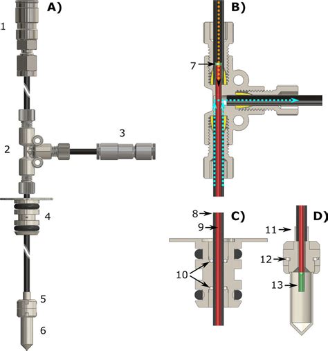 Custom Fluid Path Cfp Illustration Technical Drawings Of The Cfp A