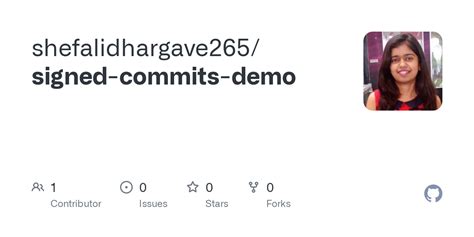 Github Shefalidhargave265signed Commits Demo