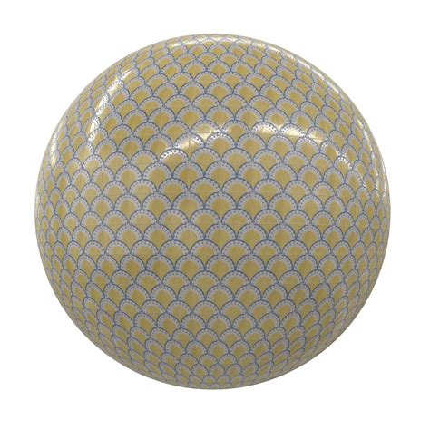 Patterned Tiles Pbr Texture