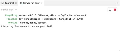 Run Rust Code Jetbrains Fleet Documentation