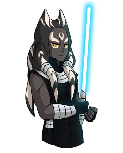 Black Togruta Jedi By Dawnofthebluemoon On Deviantart Star Wars