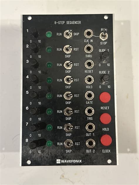 Wavefonix 8 Step Sequencer Classic Edition 2023 Black Reverb